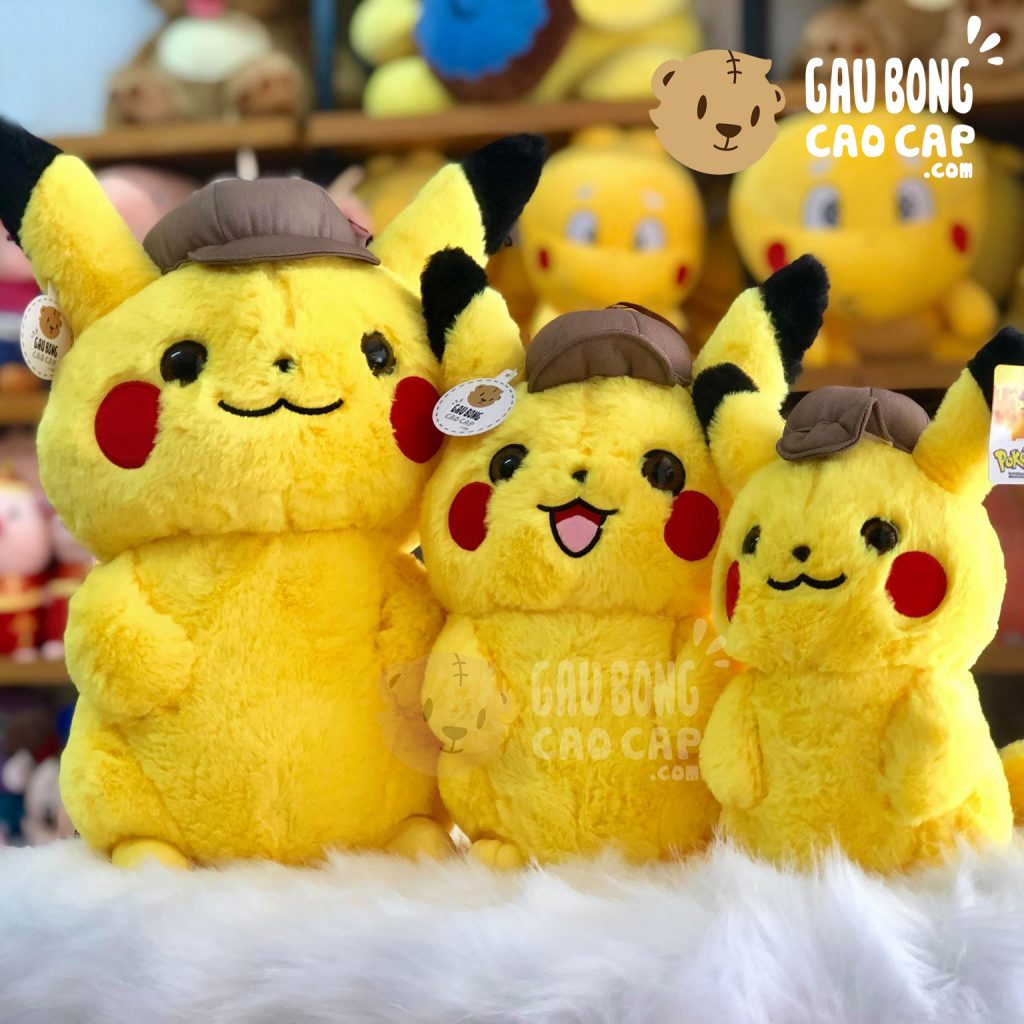 Gấu Bông Pikachu Thám Tử - Shop Pikachu - gaubongcaocap.com