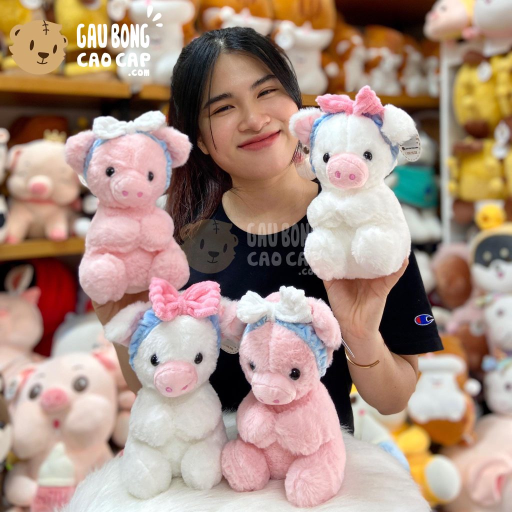 Heo Bông Baby đeo băng đô - Shop Heo Bông - gaubongcaocap.com