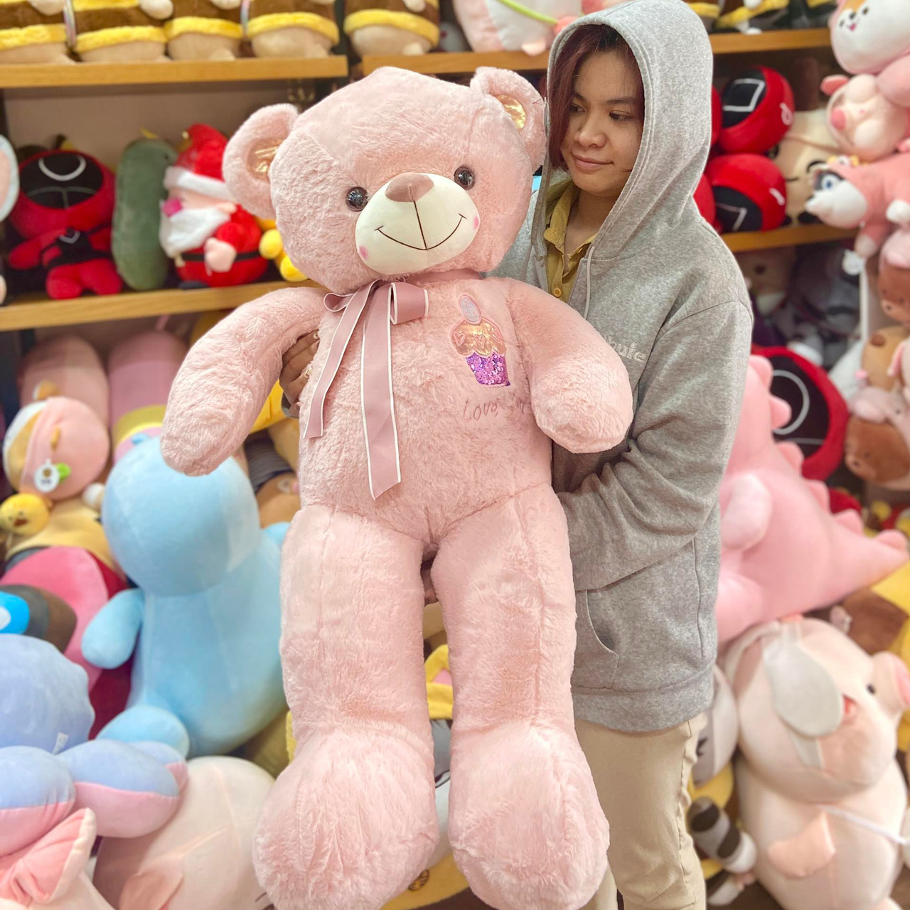 Gấu Teddy Smooth Ngực Thêu Bánh Cupcake - Shop GẤU BÔNG TEDDY ...