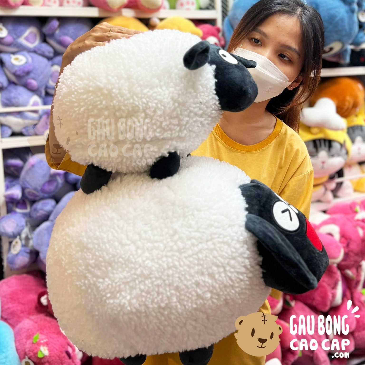 Cừu Bông Mập Shaun The Sheep - Shop Cừu Bông - gaubongcaocap.com