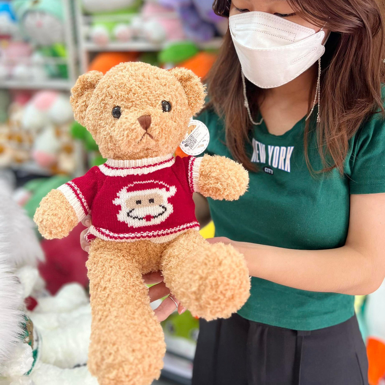 Gấu Bông Teddy mặc áo len Noel - Shop GẤU BÔNG TEDDY - gaubongcaocap.com