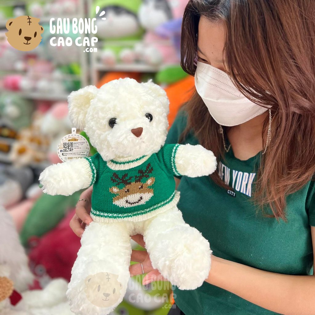 Gấu Bông Teddy mặc áo len Noel - Shop GẤU BÔNG TEDDY - gaubongcaocap.com