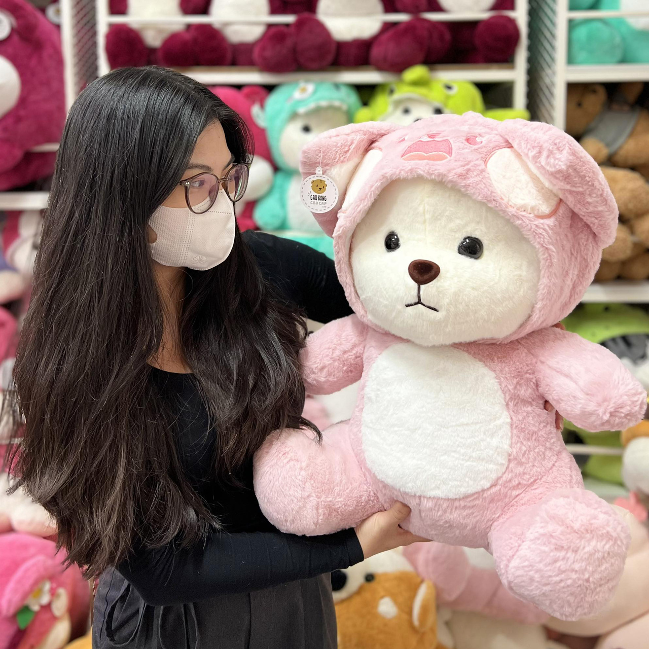 Gấu Bông Lena cosplay Mèo DuDu - Shop Gấu Bông Lena - gaubongcaocap.com