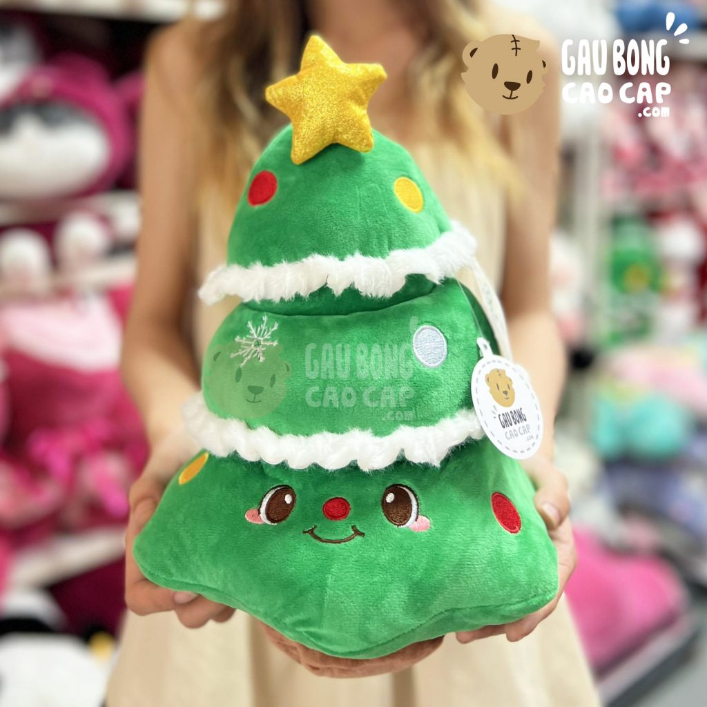 Gấu Bông Cây Thông Noel Cute - Shop Gấu Bông Noel - gaubongcaocap.com