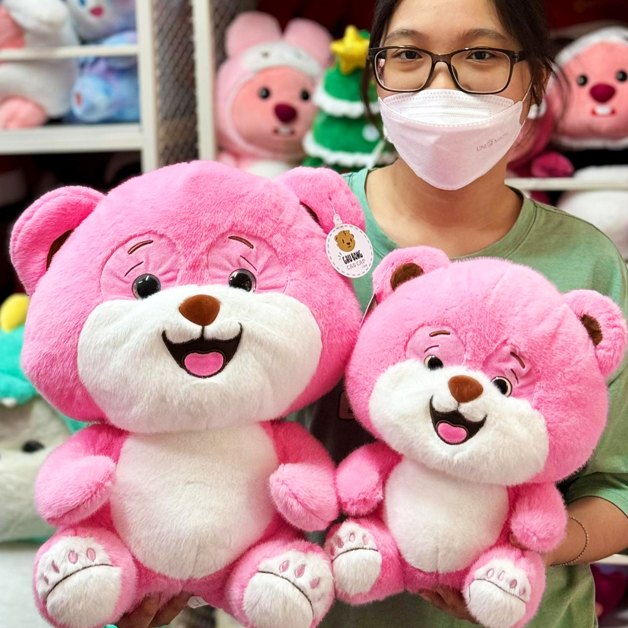 Gấu Hồng Huggable Bear - Shop Gấu Bear - gaubongcaocap.com