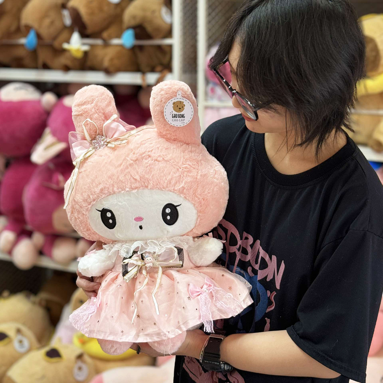 Gấu Bông Melody mặc đầm - Shop Thỏ Bông - gaubongcaocap.com