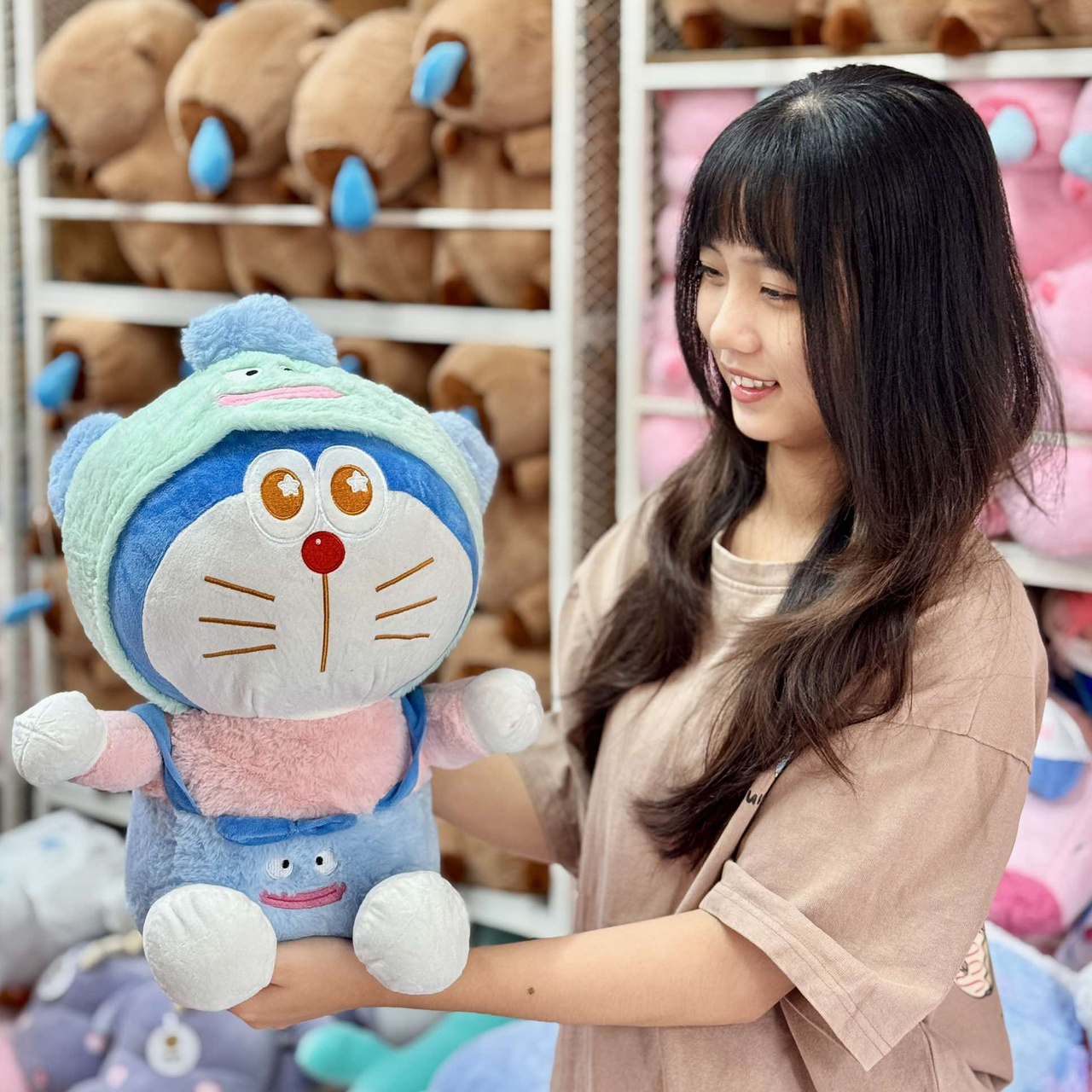 Gấu Bông Doremon cosplay Cá Hề - Shop Gấu Bông Doremon - gaubongcaocap.com