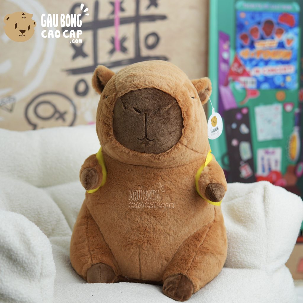 Gấu Bông Capybara đeo Balo Ong Vàng - Shop Chuột Bông Capybara ...