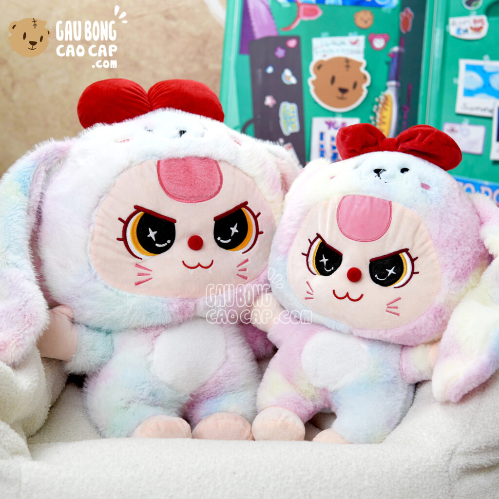 Gấu Bông Baby Three màu Galaxy - Thỏ Bông Baby Three