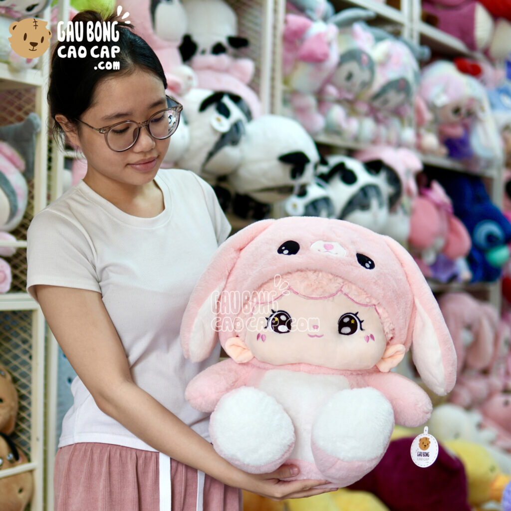 Gấu Bông Baby Three Little Boy cosplay Thỏ Hồng - Shop Gấu Bông Baby ...