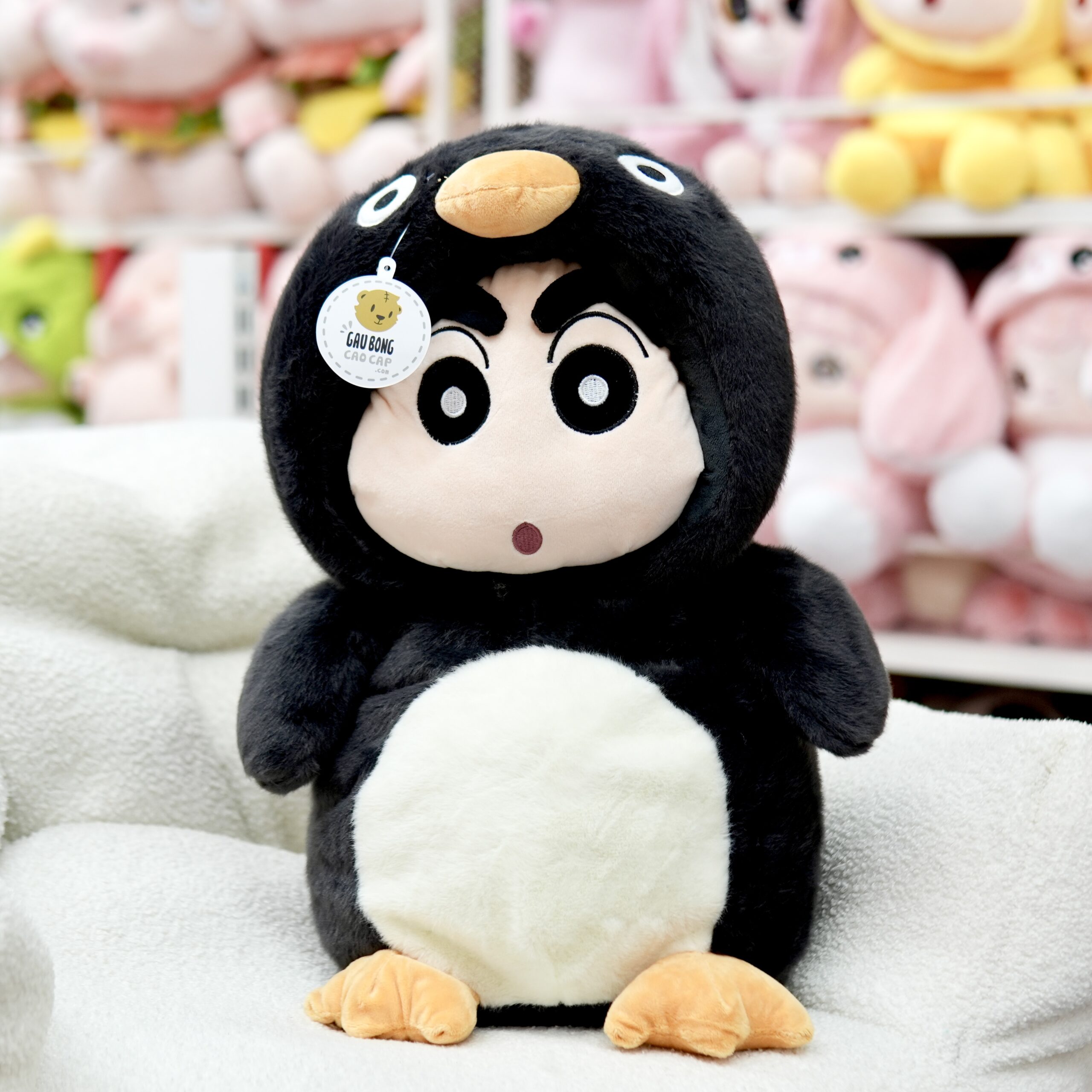 Gấu Bông SHIN Cosplay chim cánh cụt - Shop Gấu Bông Shin - Món quà cho các bé - gaubongcaocap.com