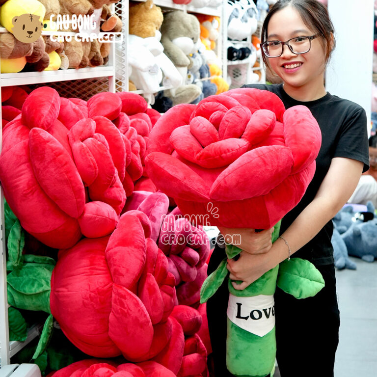 Gấu Bông Hoa Hồng Khổng Lồ - Gấu Bông Cao Cấp - gaubongcaocap.com